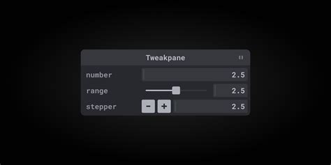 github tallneil tweakpane plugin inputs inputs plugin for tweakpane