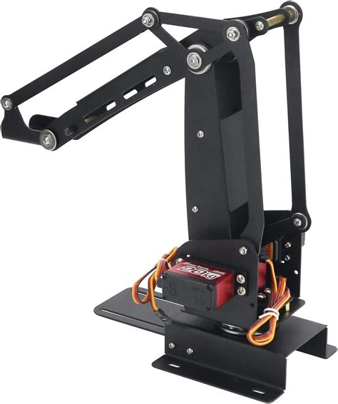 Lxswy Brazo Robot 3 Dof Brazo Robot Bomba De Aire De 270 Grados Kit De Brazo Robótico Educativo