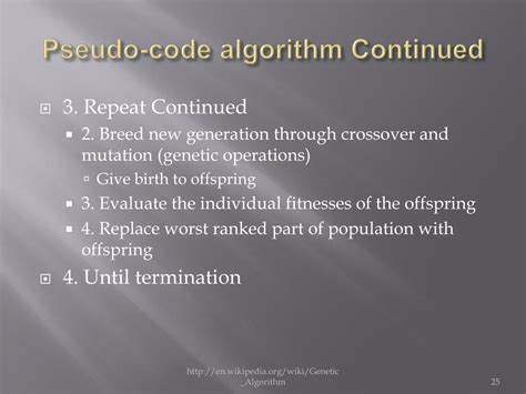PPT Genetic Algorithm PowerPoint Presentation Free Download ID
