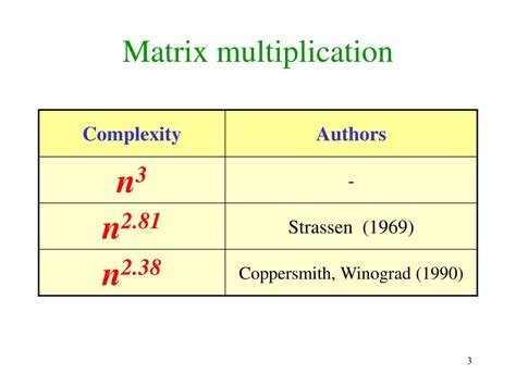 Ppt Fast Sparse Matrix Multiplication Powerpoint Presentation Free