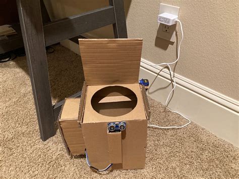 smart trash can arduino project hub