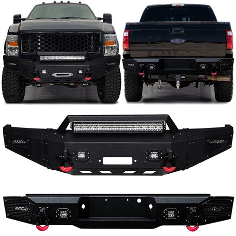 Vijay Steel Front Rear Bumper Fits 2008 2010 Ford F250f350 Wwinch
