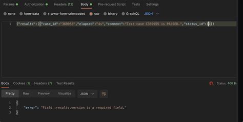 Results Version Is Now A Required Field Issue Kobenguyent Codeceptjs Testrail Github