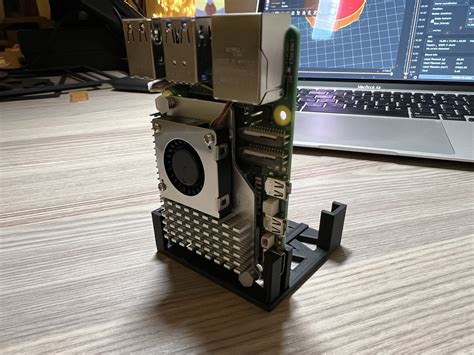 Raspberry Pi 5 And Any Ssd Vertical Stand Parametric By Romn Download Free Stl Model