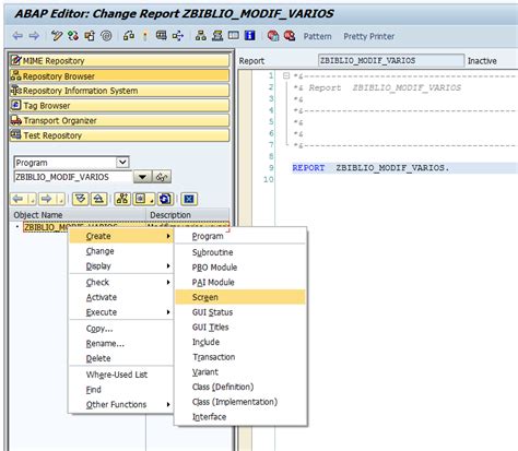 Ejemplo De Batch Input ~ Aprender Abap