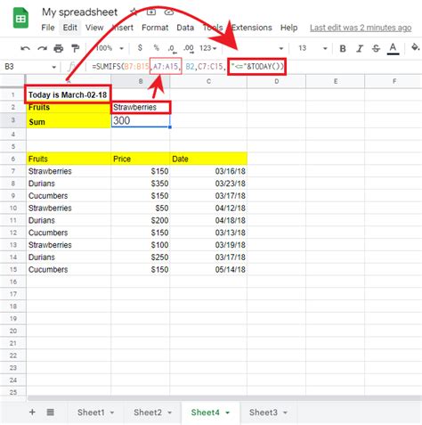 The Sumifs Google Sheets Function Everything You Need To Know