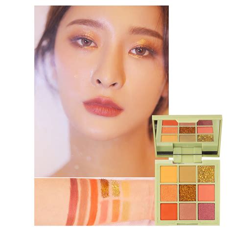 Clearance And Promo Matte Earth Tones 9 Color Shadow Palette Long