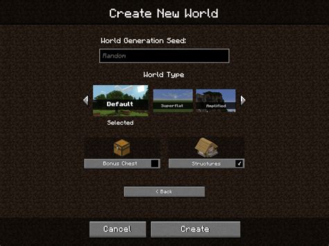 I Redesigned The Create World Menu For Java Edition R Minecraft