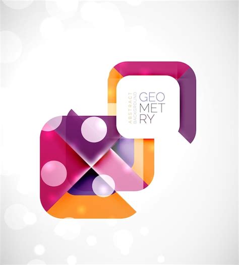 Premium Vector Square And Triangle Pattern Background