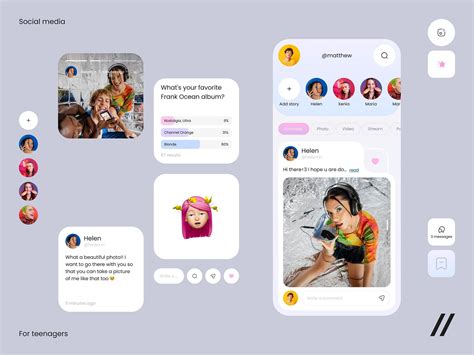 Social Network Mobile Ios App Social App Design Ios App Design Social Network