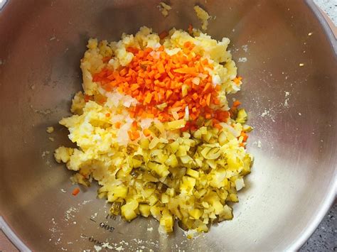 감자 샐러드 만들기삶은 감자 계란 샐러드