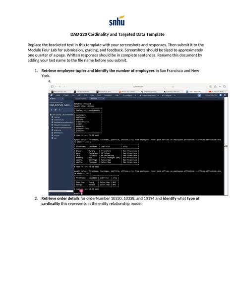 Dad 220 Cardinality And Targeted Data Template Dad 220 Cardinality