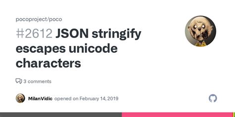 JSON Stringify Escapes Unicode Characters Issue 2612 Pocoproject Poco GitHub