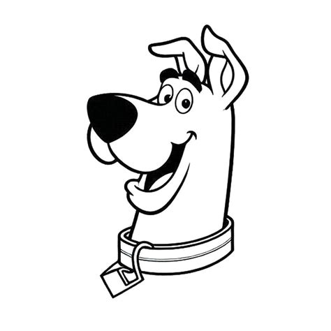 Omalovánka Nakreslete Scooby Doo 1 K Vytisknutí Zdarma