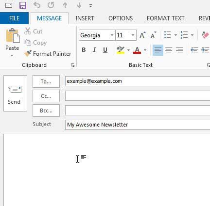 How To Send An HTML Email From Outlook 2013 Solve Your Tech