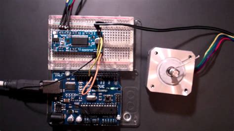 Arduino Driving Stepper Using The Easydriver Youtube