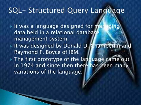Introduction To Sql Ppt