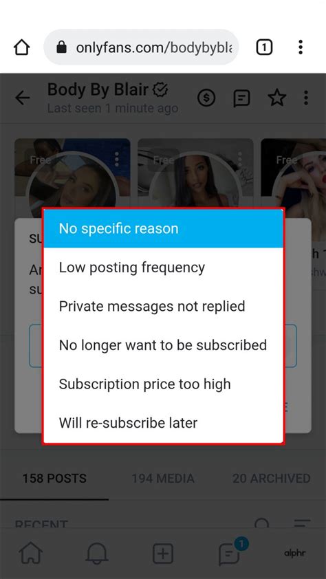 How To Turn Off Auto Renew Cancel An OnlyFans Subscription