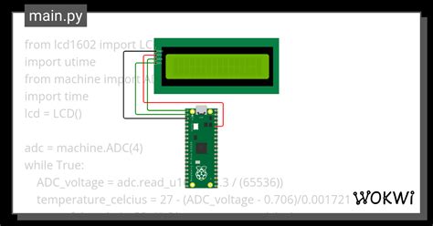 Lcd Temp Wokwi Esp32 Stm32 Arduino Simulator