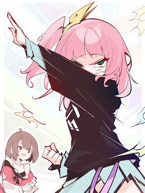 Kouzuki Mahiru And Watase Kiui Yoru No Kurage Wa Oyogenai Drawn By Zhanzhangzlw Danbooru