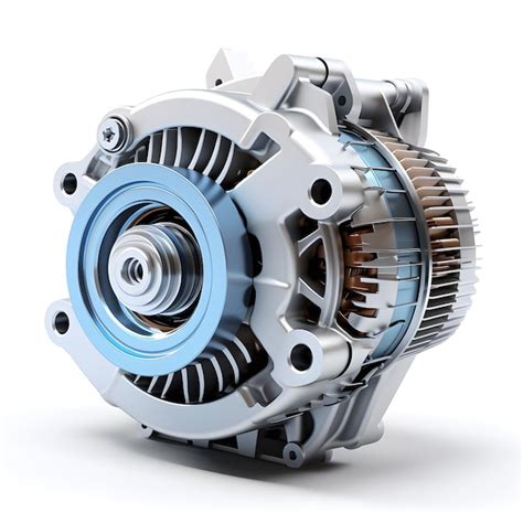 Premium Photo Car Alternator Isolated On White Background
