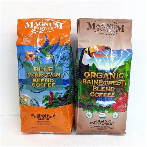 Magnum 藍山調合 咖啡豆 熱帶雨林有機 咖啡豆 907公克 Cosco代購 效期202507後 蝦皮購物