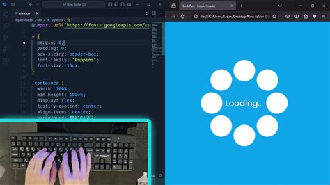 Fluidly Yours Creating A Liquid Loader With Html And Css Youtube