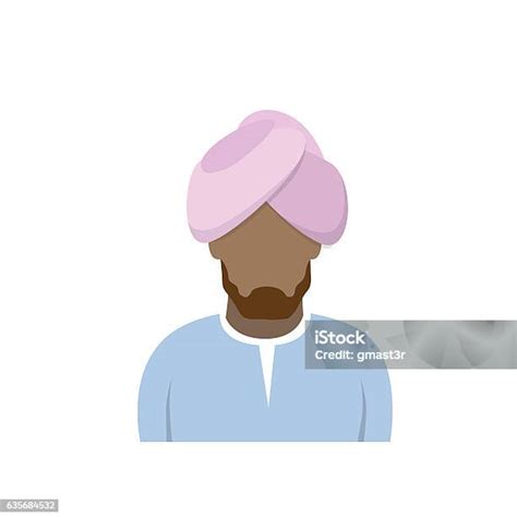 아랍 프로필 아이콘 남성 아바타 남자 무슬림 만화 남자 초상화 멍한 표정에 대한 스톡 벡터 아트 및 기타 이미지 멍한 표정