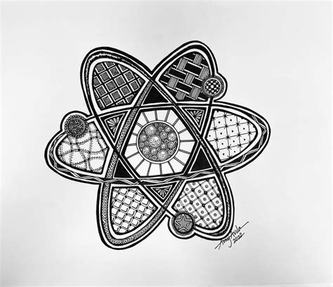 Atom Drawing Dreamcatcher Tattoo Atom Drawing Drawings