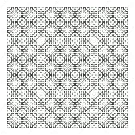 Flat Vector Computer Generated Sierpinski S Curve L System Fractal Stock Vector Illustration