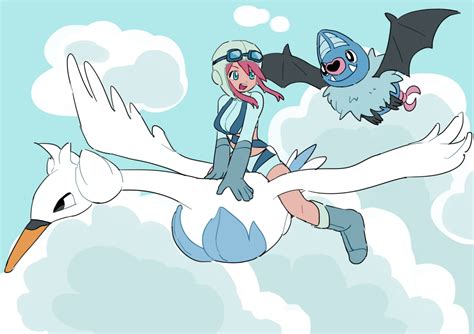Skyla Swanna And Swoobat Pokemon And 1 More Drawn By Samepaku