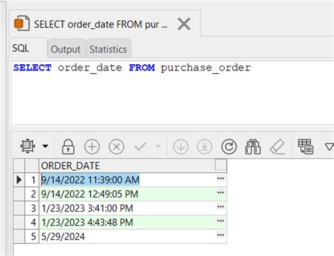 Exact Order Date Not Filtered In Purchase Orders Ifs Community