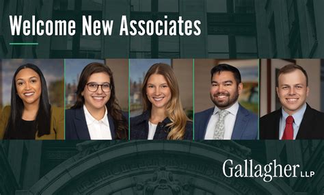 Gallagher Welcomes 2025 Fall Associate Class Gallagher Llp