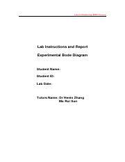 Frequency Response Bode Diagrams Pdf School Of Engineering RMIT University Lab