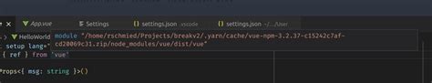 Is Volar Compatible With Yarn Pnp Issue Vuejs Language Tools