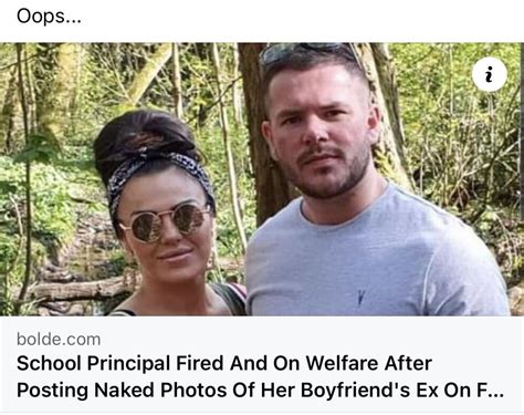 School Principal Fired And On Welfare After Posting Naked Photos Of Her