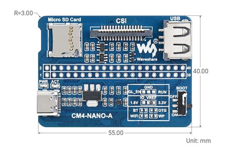 Nano Base A Board For Raspberry Pi CM And Kits