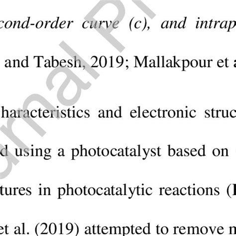 The Non Linear Pseudo First And Second Order Curves A Linear Download Scientific Diagram