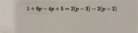 Solved 18p−4p52p−3−2p−2