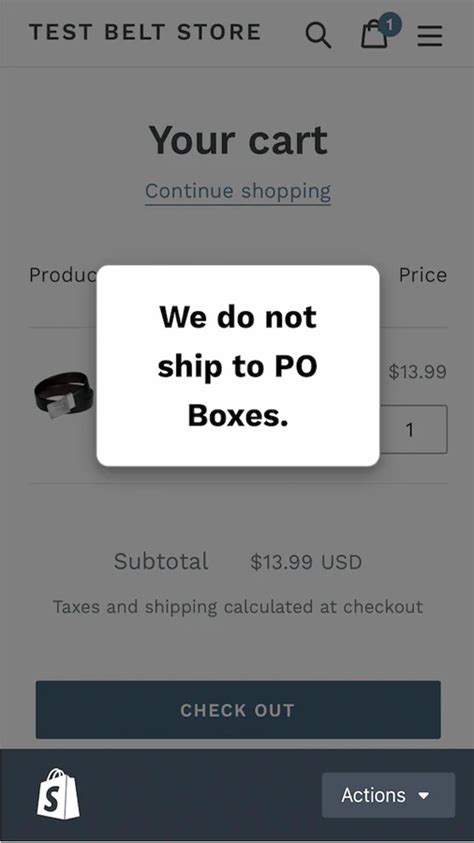 Saas App Store Mighty Po Box Blocker