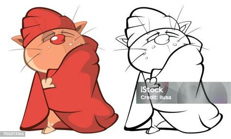 당신을 위한 귀여운 만화 캐릭터 고양이의 벡터 일러스트 레이 션 디자인 및 컴퓨터 게임 색칠 하기 책 개요 세트 가축에 대한 스톡 벡터 아트 및 기타 이미지 Istock