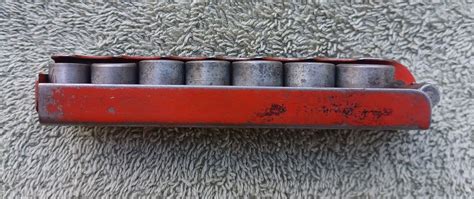 Vintage Indestro Tools No 350 1 4” Hex Drive Socket Set Usa Ebay