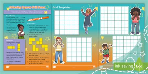 👉 colouring squares grid game teacher made twinkl