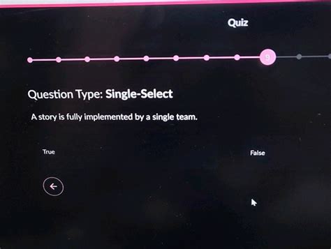 Quiz Question Type Single Select A Story Is StudyX