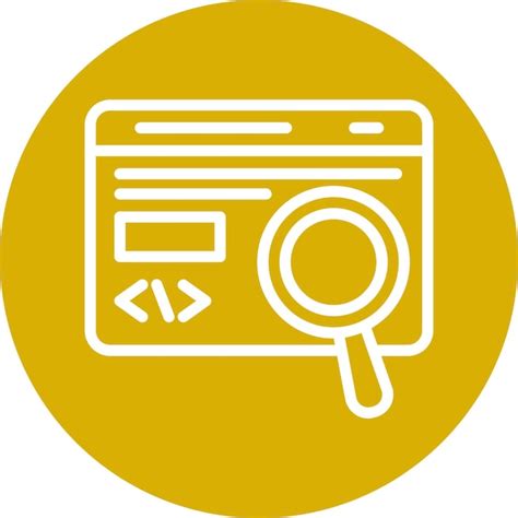 Premium Vector Vector Design Code Testing Icon Style