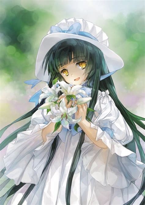 Anime Girl Anime T C Xanh L D Th Ng