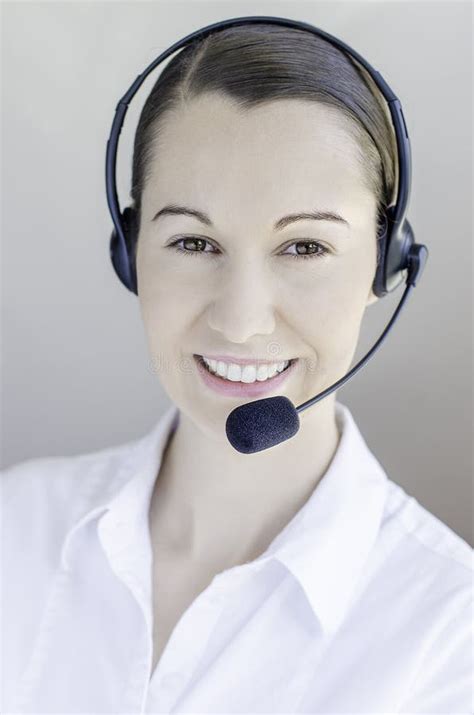 Call Center Woman Stock Image Image Of Phone Communication