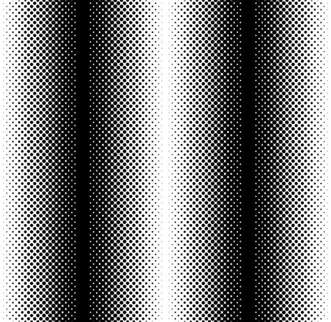 Halftone Gradient Seamless Pattern Dotted Fade Effect In Stripes Loopable Background