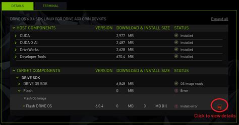Install DRIVE OS With SDK Manager