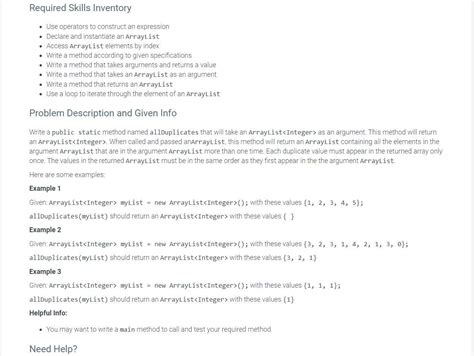 Solved Required Skills Inventory Use Operators To